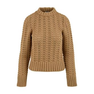 Aspesi Rundhals-Strickware - - Knitwear - Damen - Beige - M