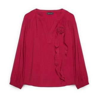 Fiorella Rubino Damen, Blusen & Hemden, Rot, 4XLGr&ouml;&szlig;e
