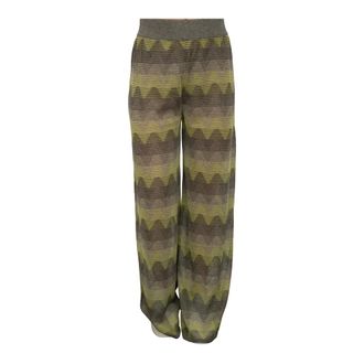 Nenette Femme, Pantalons, Vert, Taille: 36 FR Ensemble Pantalon et Haut Vague Vert