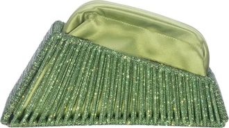 Hibourama Bags Femme, Sacs, Vert, Taille: ONE Size Saturnia Clutch