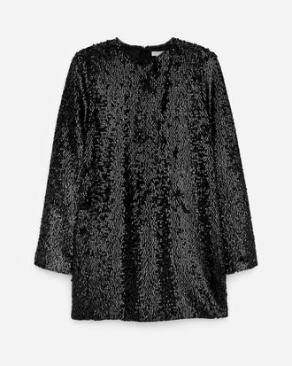 Arket Paillettenkleid -Schwarz