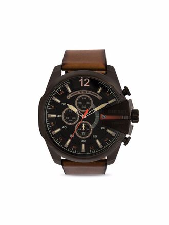 Diesel montre Dz4343 Mega Chief Chronograph 51 mm - Noir