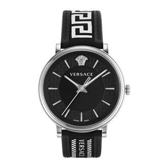 Versace V-Circle Uhr - - Accessories - Herren - Schwarzk - ONE SIZE