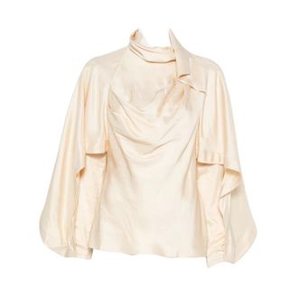 Zimmermann Ascent Draped Blouse - - Blouses & Shirts - Damen - Beige - S