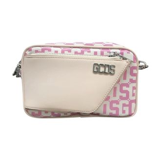 GCDS Gcds, Femme, Sacs, Rose, Taille: ONE Size Sac bandouli&egrave;re Monogram Allover