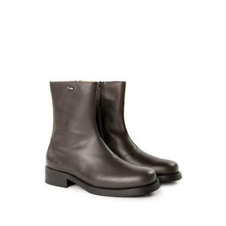 Our Legacy Boots zipp&eacute;es en cuir