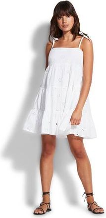 Seafolly Damen Kleid Embroidery Tier Dress