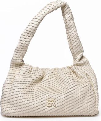 Ermanno Scervino Femme, Sacs, Blanc, Taille: ONE Size Teagan Hobo Bag