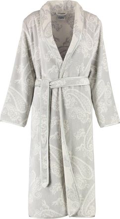 CawÖ Damen Bademantel Schalkragen 4420 silber-73 Gr. 48