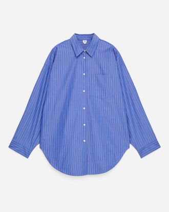 Arket Oversized-Hemd -Blau