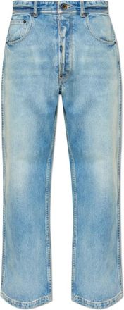 Maison Margiela Homme, Jeans, Bleu, Taille: W33 Jean &Eacute;vas&eacute; Court