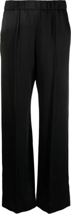 Jil Sander Femme, Pantalons, Noir, Taille: 38 FR Wide Pantalons