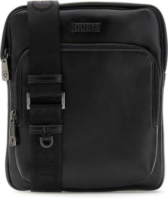 Guess Boston Crossbody Flat Bag Black