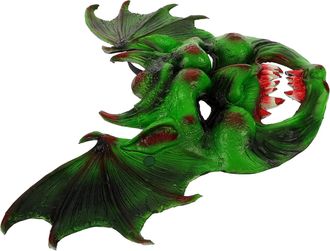 Soimiss Halloween Fledermaus Maske aus PU Gruseliges Tier-Design f&uuml;r Party und Cosplay Leichte Ganzgesichtsmaske f&uuml;r Halloween Festival und Kost&uuml;mverkleidung