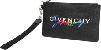 Givenchy unisex, Pre-owned, Noir, Taille: ONE Size Pochette en coton Pre-owned