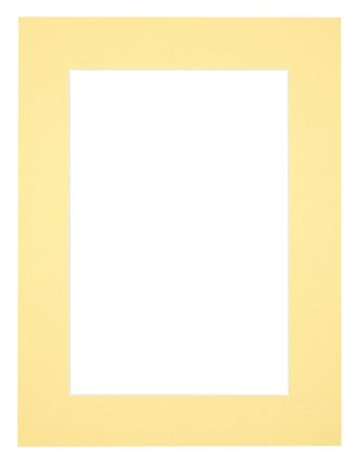 Yd. Passepartout 30x40 cm f&uuml;r Fotogr&ouml;&szlig;e 20x30 - Gelb - Museumkarton - Au&szlig;enma&szlig;e 30x40 cm - Innengr&ouml;&szlig;e 20x30 cm