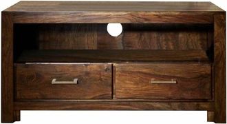 Massivmoebel24 Meuble TV 110x50 Palissandre laqué Life honey METRO LIFE 102