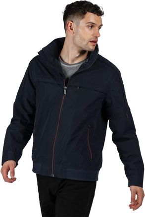 Regatta Montelg wasserdichte, atmungsaktive Shell-Jacke mit verborgener Kapuze und Rei&szlig;verschlusstaschen