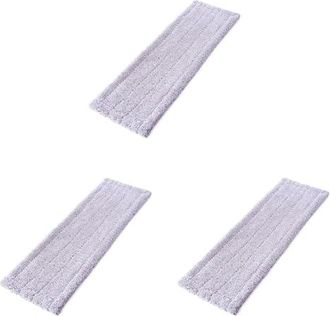 Mery Ersatzbezug Mikrofaser Wischmopp - Trocken- und Nassreinigung, Waschbar, Universell, 100% Mikrofaser, 47 x 15 cm (Packung mit 3)