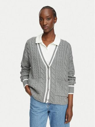 Beverly Hills Polo Club Strickjacke 62SWD1300 Grau Regular Fit