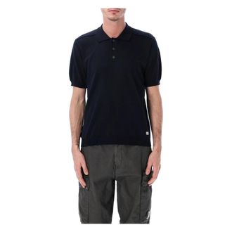 C.P. Company S/S Polo Sweater - - Tops - Herren - Blau - L