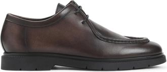 Kiton Homme, Chaussures, Noir, Taille: 42 EU Chaussures Noires à Lacets pour Homme