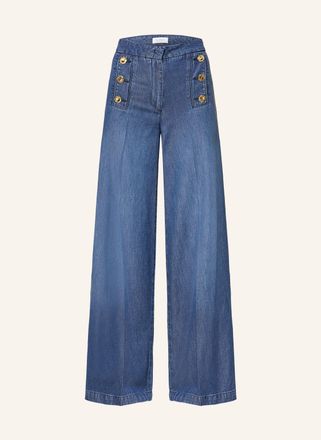 Rich & Royal Wide Leg Jeans blau