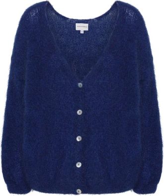 Americandreams Americandreams, Femme, Pulls, Bleu, Taille: 42 FR Cornelia LS Cardigan