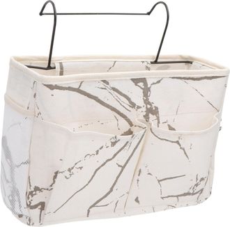 Lurrose DIYEAH Kreative Baumwoll h&auml;ngetasche mit Mehrfachf&auml;chern Stabile Aufbewahrungstasche f&uuml;r Schlafzimmer und Schlafsaal Praktische Bett h&auml;ngeorganizer f&uuml;