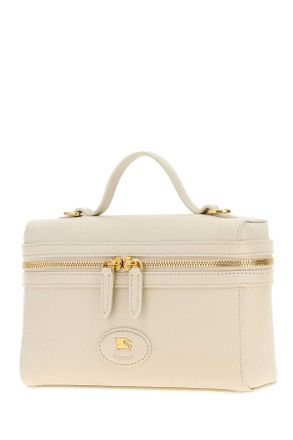 Burberry Womens Bloomsbury Top Handle Bag Beige Calf