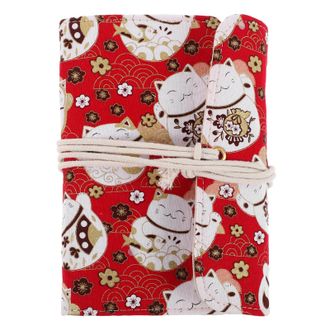 Cabilock SAFIGLE Stricknadel-Organizer: Rundstricknadel-Etui mit 12 F&auml;chern und herausnehmbaren Rei&szlig;verschlusstaschen - Aufbewahrung f&uuml;r Strickzubeh&ouml;r auf Reis