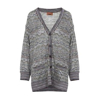 Missoni Caperdoni Maxi Cardigan - Femme - Pulls - Multicolore - Taille: 36 FR