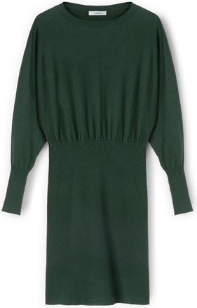 Motivi Femme, Robes, Vert, Taille: 42 FR Robe en maille &agrave; manches kimono