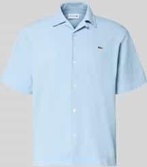 Lacoste Relaxed Fit Freizeithemd aus reiner Baumwolle