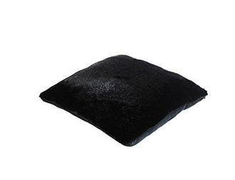 Ourson Bär Kissen Wolf, Polyester, Schwarz U6, 40 x 40 cm