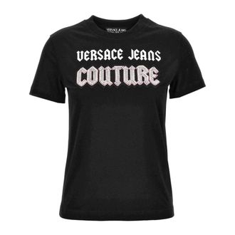 Versace Jeans Couture T-Shirts und Polos - - Tops - Damen - Schwarzk - S