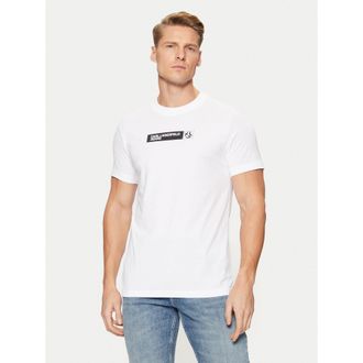 Karl Lagerfeld T-Shirt A1M17112 Wei&szlig; Slim Fit