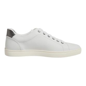 Dolce & Gabbana Wei&szlig;e Sacred Heart Low Top Sneakers - - Shoes - Herren - Wei&szlig; - 40 EU