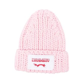 Charles Jeffrey Loverboy Chunky Rabbit Beanie - - Accessories - Herren - Rosa - ONE SIZE