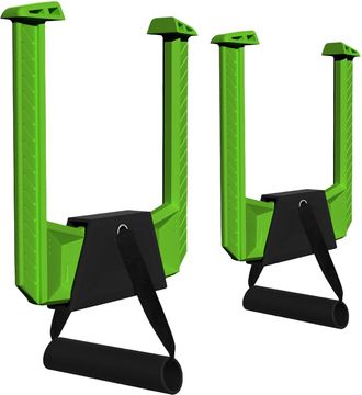 Generico Klimmzugstange für Türrahmen, leichte Klimmzugstangen für die Tür, leicht, kompakt, für Fitness, ohne Bohren, Verwendung im Innen- und Außenbereich, a