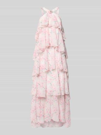 Vero Moda Volant Abendkleid mit V-Ausschnitt Modell FELICIA
