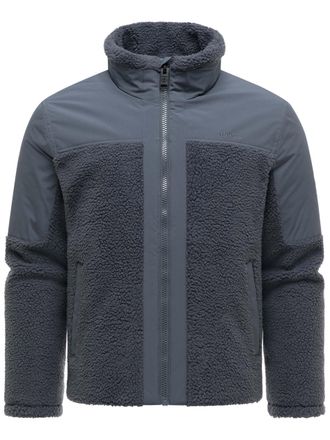 Stone Harbor Herren Sherpa-Fleecejacke Riveen - Teddyjacke mit Stehkragen