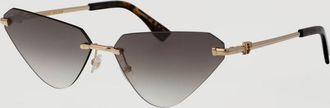Dsquared2 Sonnenbrille Damen Farbe Gold