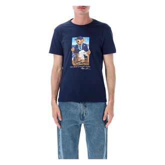 Polo Ralph Lauren Bear Tee - - Tops - Herren - Blau - S