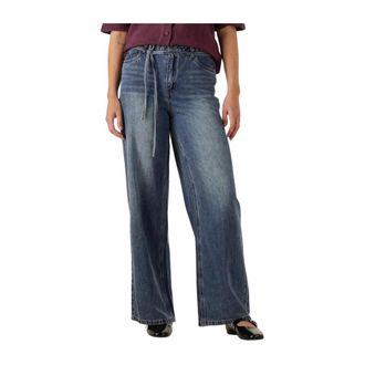 Object Weite Jeans f&uuml;r Stilvolle und Bequeme Outfits - - Jeans - Damen - Blau - S
