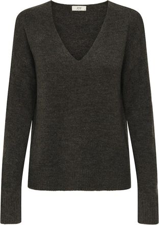 Jacqueline de Yong Female Strickpullover V-Ausschnitt (DE/NL/SE/PL, Alphanumerisch, M, Regular, Regular, Chocolate Torte)