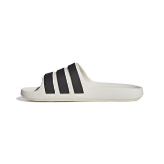 adidas Unisex ADILETTE FLOW SLIDES, off white/core black/off white, 44.5 EU