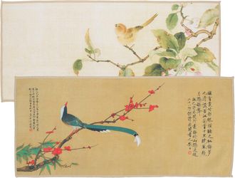 Pretyzoom 2St saugfähiges Geschirrtuch Handtuch Geschirrtücher 40 x 18 cm Japanisches Matcha-Teeset japanischer Waschlappen handtücher Waschlappen Geschirrtuch 