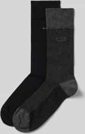 HUGO BOSS Str&uuml;mpfe aus Baumwoll-Mix im 2er-Pack