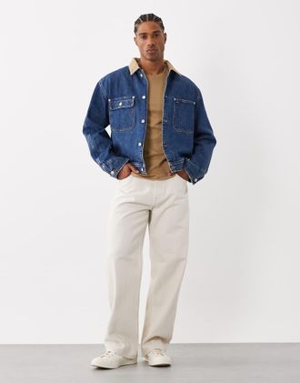 Polo Ralph Lauren Bomber en jean - Bleu